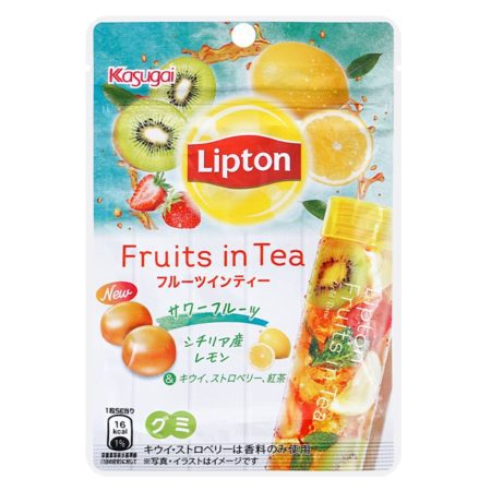 Lipton Fruits In Tea Gummy Sour Fruits 44g – (SOUR) - Snackmoon