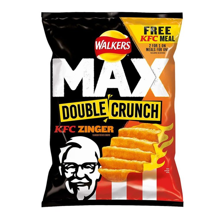 Walkers Max Double Crunch KFC Zinger Potato Chips – 70g - Snackmoon